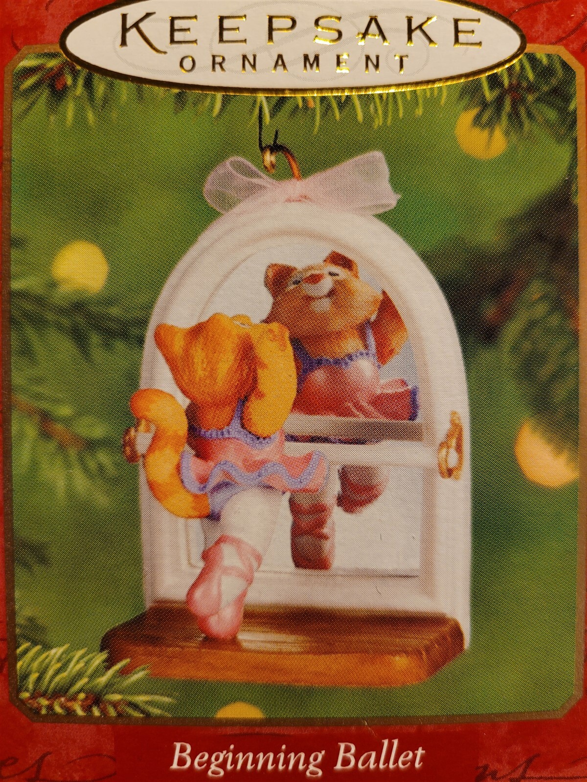 Hallmark Ornament Beginning Ballet Cat Ballerina Dancer Dancing 2001 ...