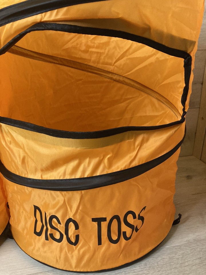 Folding Disc Toss Game Set Flying Disc Toss Dunk Game Set with Bean Bag ...