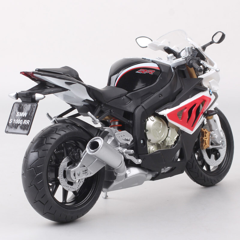 Automaxx 1/12 Scale BMW S 1000RR Super Bike Plastic Motorcycle Model ...