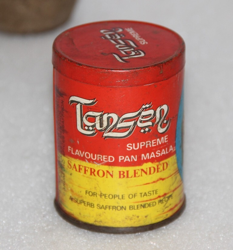 Vintage TANSEN KEASR PAN Masala Litho Print Empty Tin Box 14064 | eBay