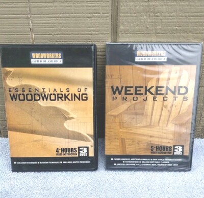 Lot 2 Woodworkers Guild of America Sets: Essentials + Weekend Projects ...