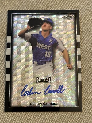 CORBIN CARROLL 2018 Leaf Perfect Game AUTOGRAPH #4/5 DIAMONDBACKS ...