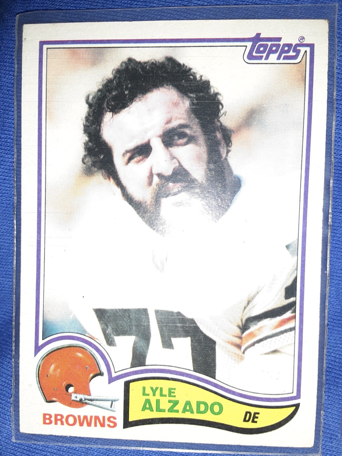 1982 Topps Lyle Alzado # 56 Cleveland Browns free shipping mvp hof NFL ...