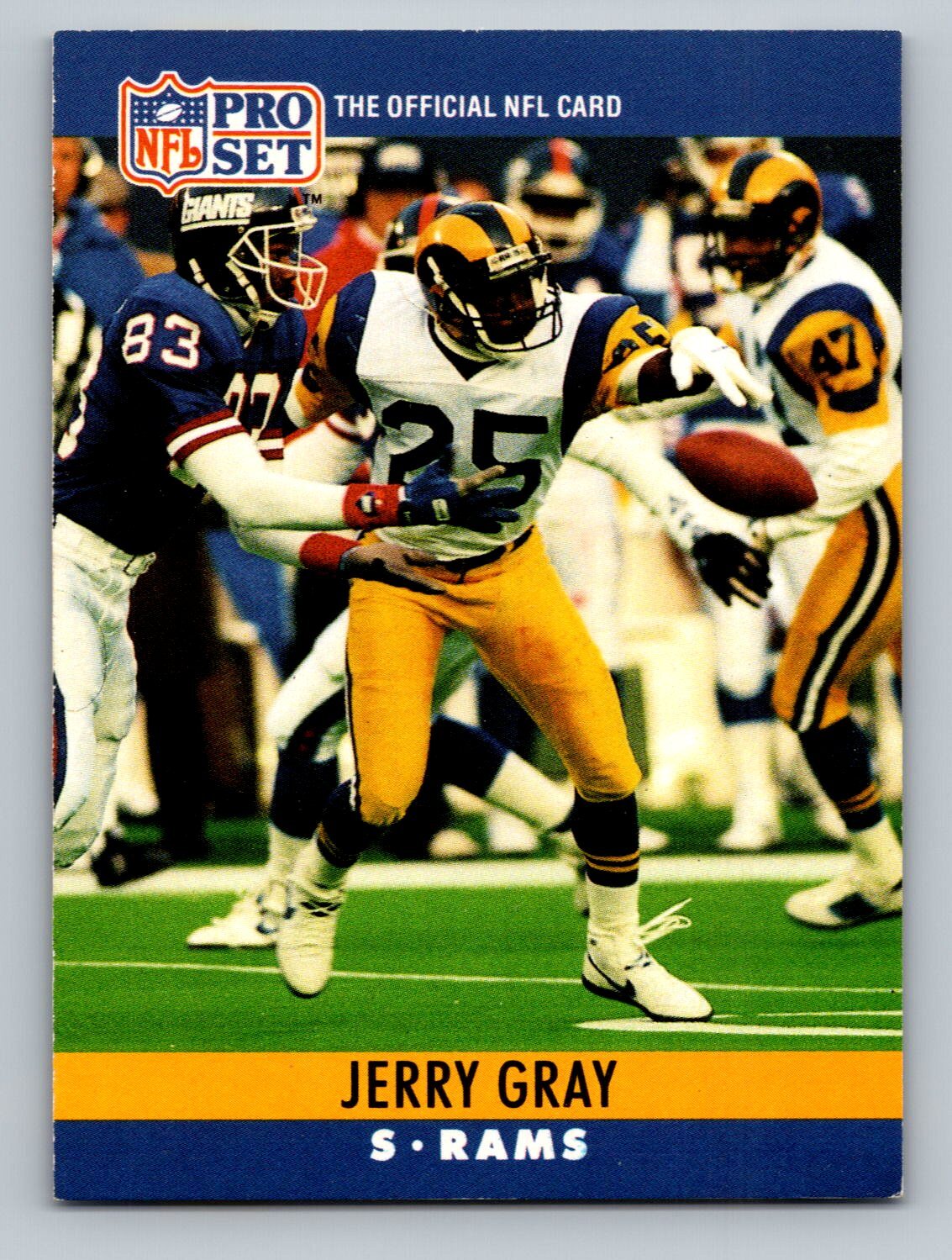 1990 Pro Set #166 Jerry Gray Los Angeles Rams | eBay
