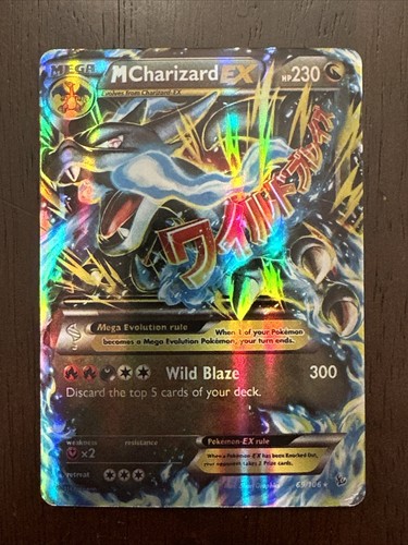 2014 Pokémon Mega M Charizard EX 69/106 Holo Foil Ultra Rare XY ...
