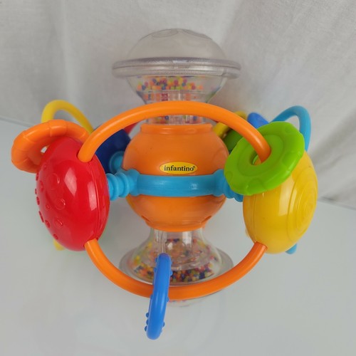 Infantino Plastic Baby Toy Rattle Bead Maze Grasping Colorful Shake ...