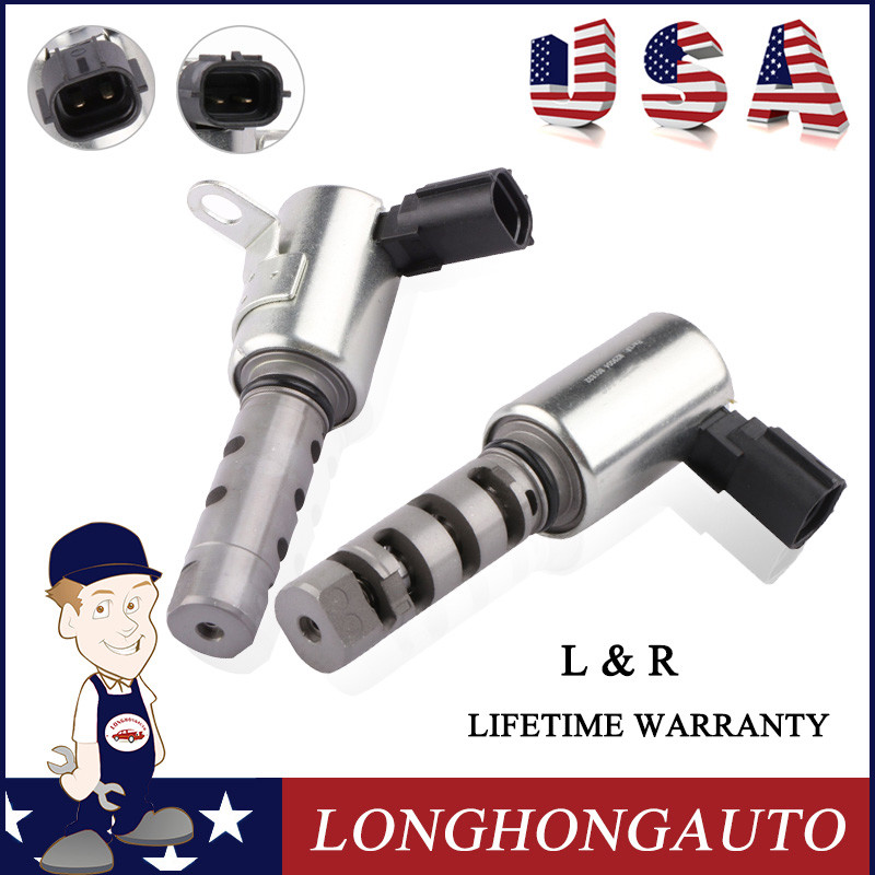 Set L&R VVT Control Valve Engine Variable Timing Solenoid For ...