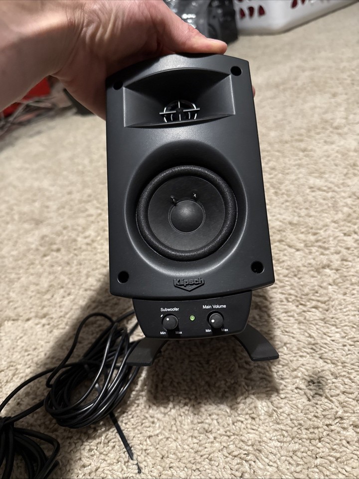 Klipsch ProMedia 2.1 THX Certified Speakers & Volume Control Pod- Fast ...