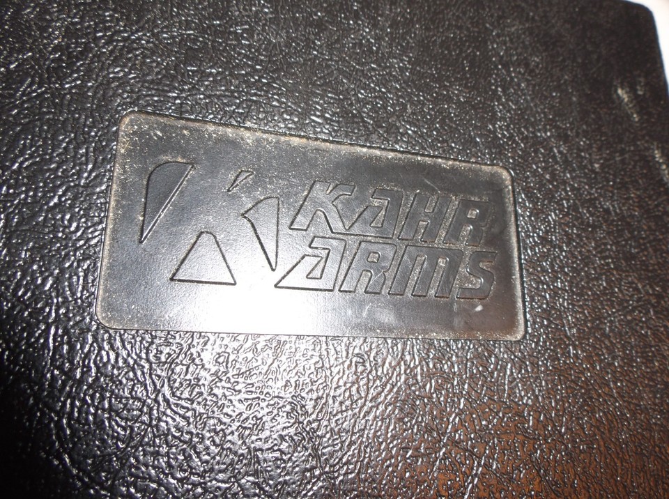 Kahr Arms PM9 Empty Factory Hard Case Pistol Case Black with original ...