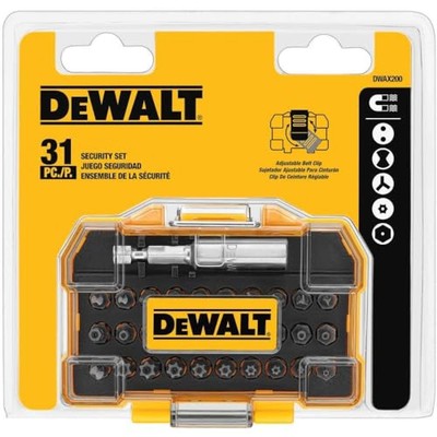 (TG. Taglia unica) DEWALT Set di cacciaviti, sicurezza, 31 pezzi ...