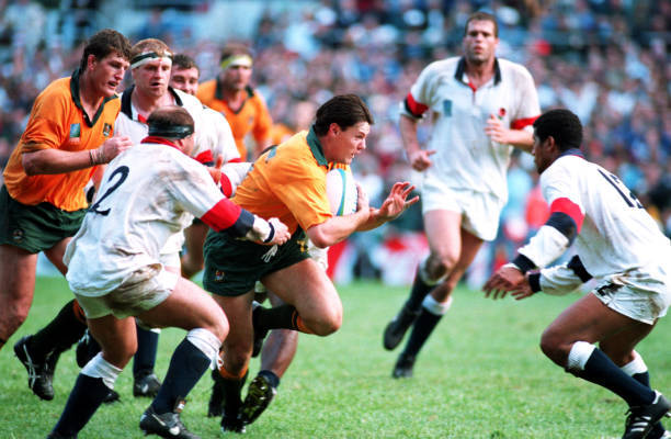 Australian Wallabies Rugby Union Great Matt Burke No 1 Old Photo | eBay