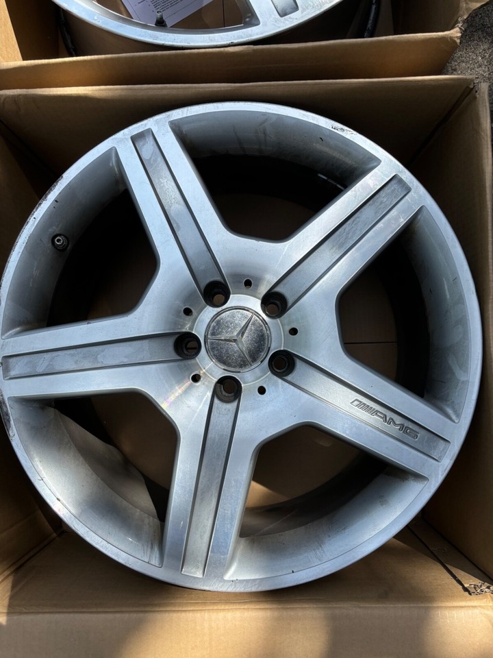 Mercedes AMG OEM Wheels Rims 19 inch w221 S560 S550 S500 CL550 2007 ...