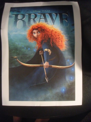 DISNEY Pixar BRAVE Merida poster 11.5x16 print picture | eBay