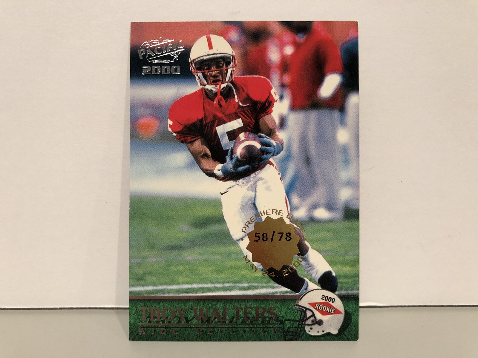 2000 Pacific - Rookie Troy Walters #447 Premiere Date /78 (RC) for sale ...