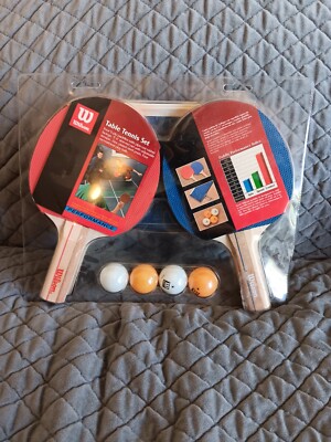 Vintage Wilson Table Tennis Set New In Clamshell Packaging | eBay