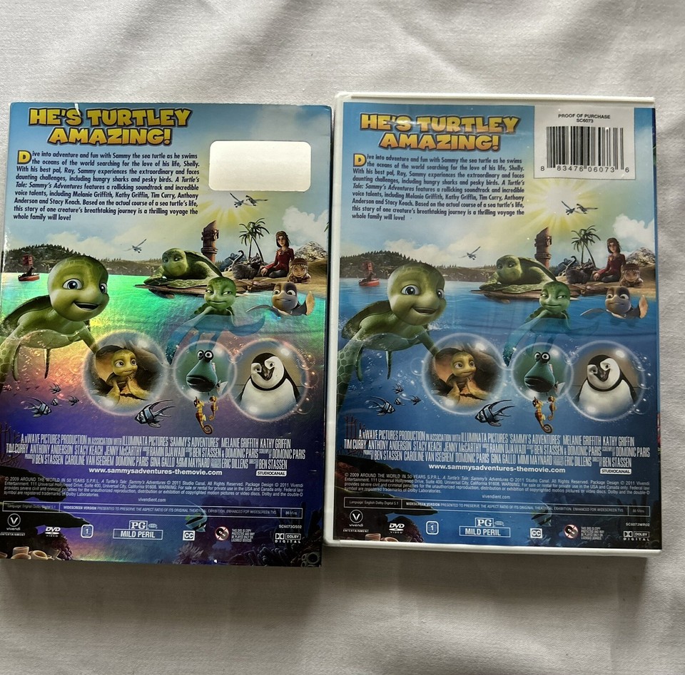 A Turtle's Tale: Sammy's Adventures - DVD - SEALED with FOIL COVER ...