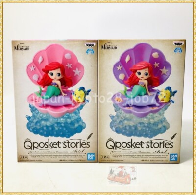 Q posket Disney Characters Stories Ariel A B SET The Little Mermaid NEW ...