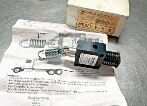 APSCO V-5-B Hydraulic Telescopic Cylinder 3 way LIMIT VALVE V5B | eBay