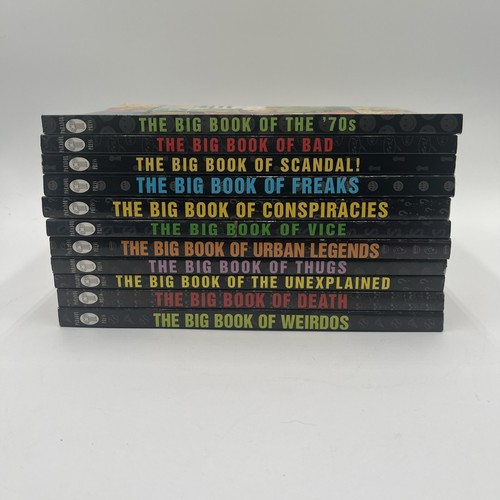 Lot 11 Big Book of... Factoid Books Freaks Death Vice Weirdos Thugs ...