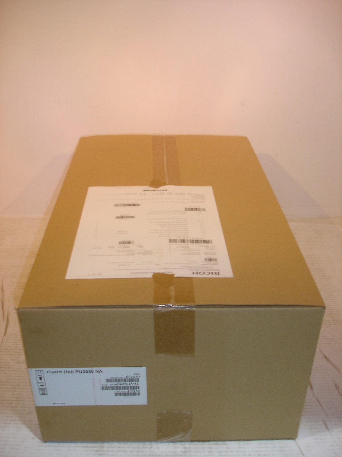 Ricoh SP 8300 Punch Unit PU3030 EDP Code 430719 | eBay