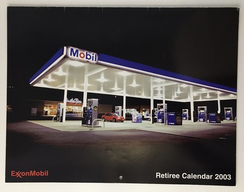 Exxon Mobil Gas Oil Retiree Calendar 2003 Tiger Wild Cat Animal Theme ...