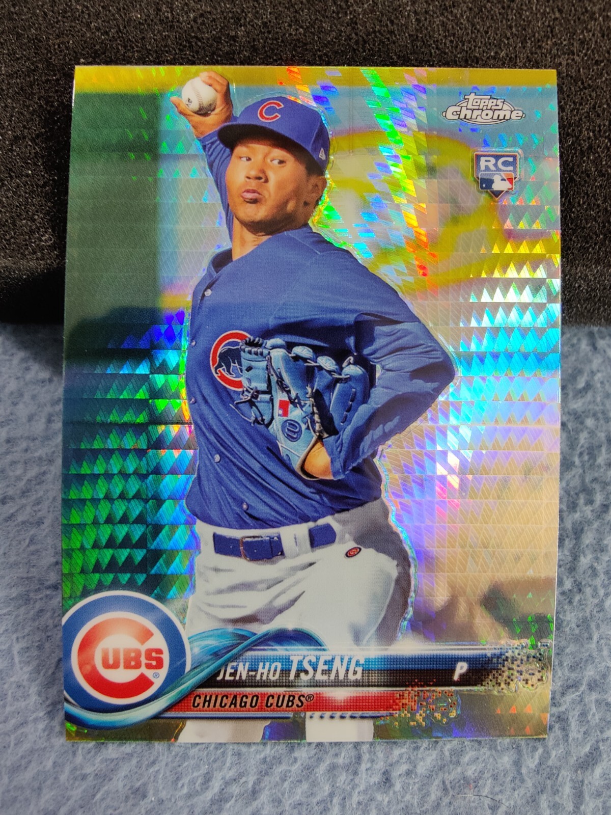2018 TOPPS CHROME PRISM REFRACTOR JEN-HO TSENG #101 RC CHICAGO CUBS | eBay