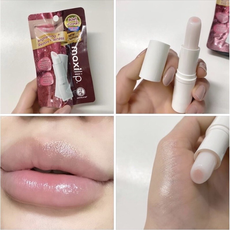 2x Mentholatum Maxilip Brightening Caviar Hyaluronic Lip Balm Restore ...