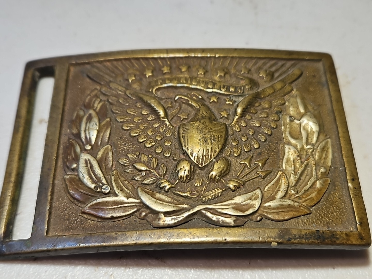 Rare US Army Eagle Civil War officers Sword Plate Belt Buckle 20D87 | eBay