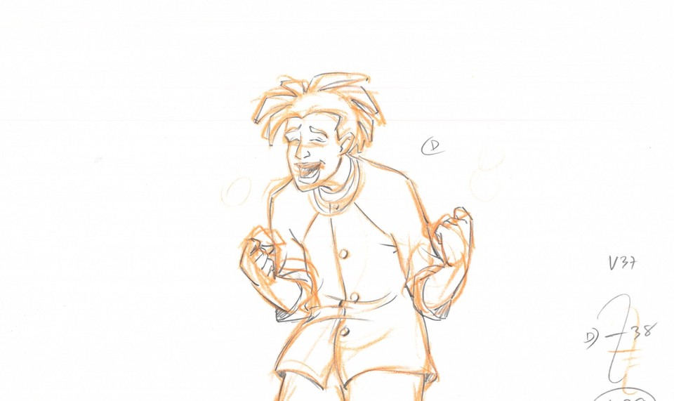 Static Shock Original Production Drawing, Static Shaq SSV1288 | eBay