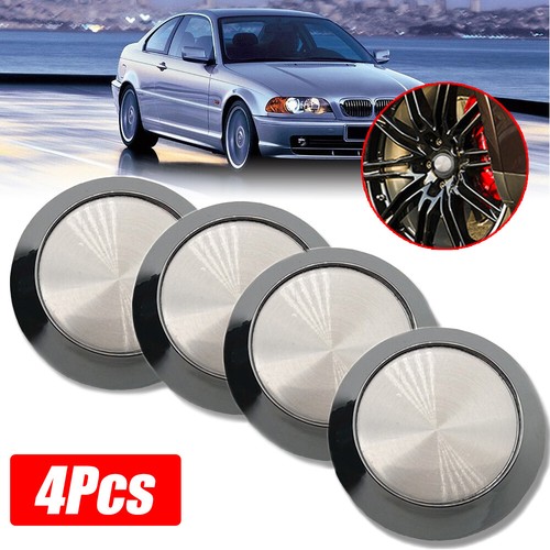 4x Universal 60mm (56mm) Car Wheel Hubs Center Caps Cover Trim Rings ...
