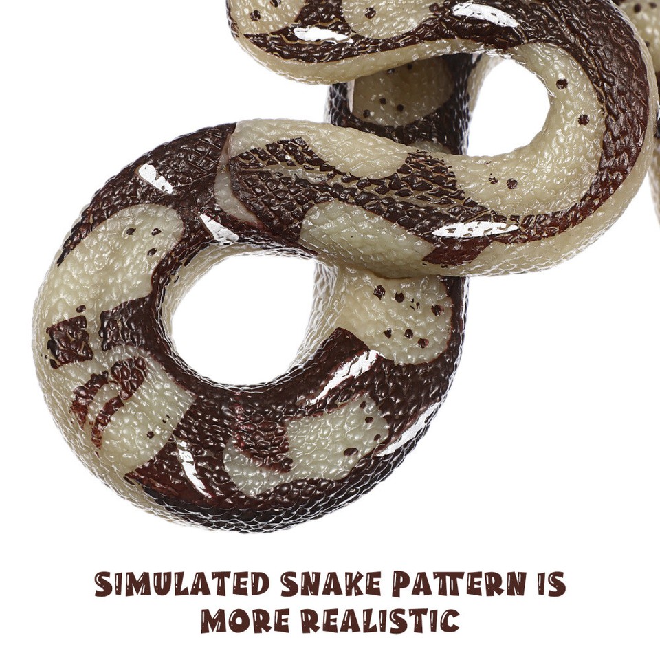 Anaconda Snake Toy Realistic Prank Fake Animals Child Man | eBay