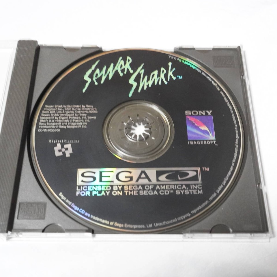 MD Mega DrIVe Mega CD Sewer Shark CD T62 North Import Japan 2g | eBay