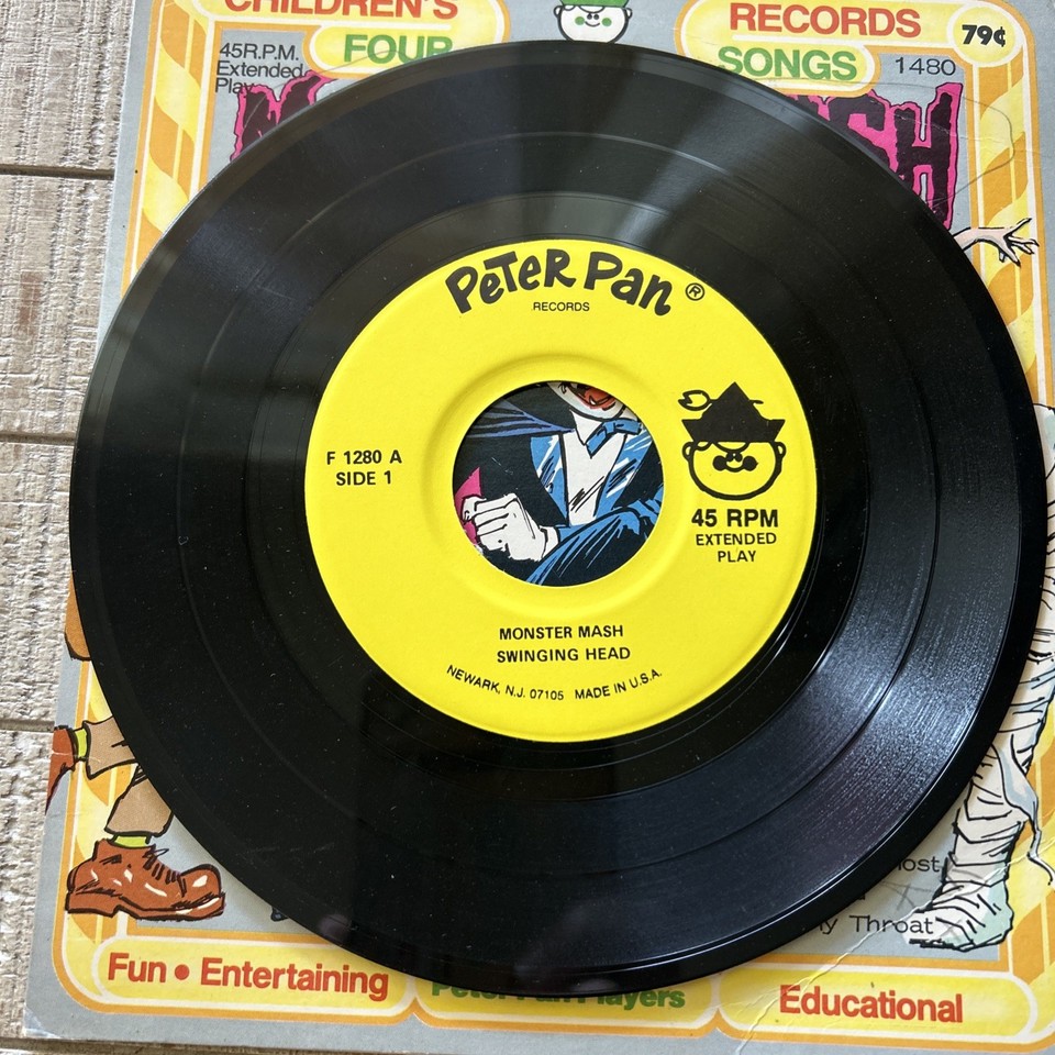 Vintage Peter Pan Records Monster Mash 45 RPM | eBay
