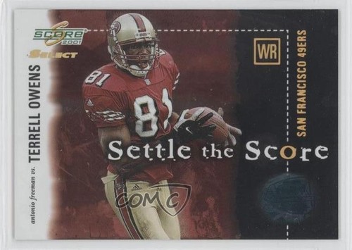 2001 Select Settle the Score /550 Terrell Owens Antonio Freeman #SS-19 ...