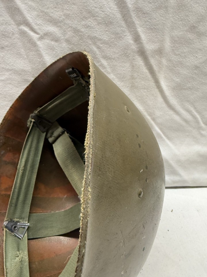 Vintage US ARMY military helmet - VIETNAM wwii korean fiberglass TYPE1 ...