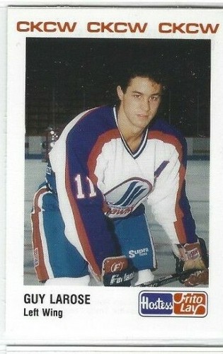1990-91 Moncton Hawks (AHL) Guy Larose | eBay
