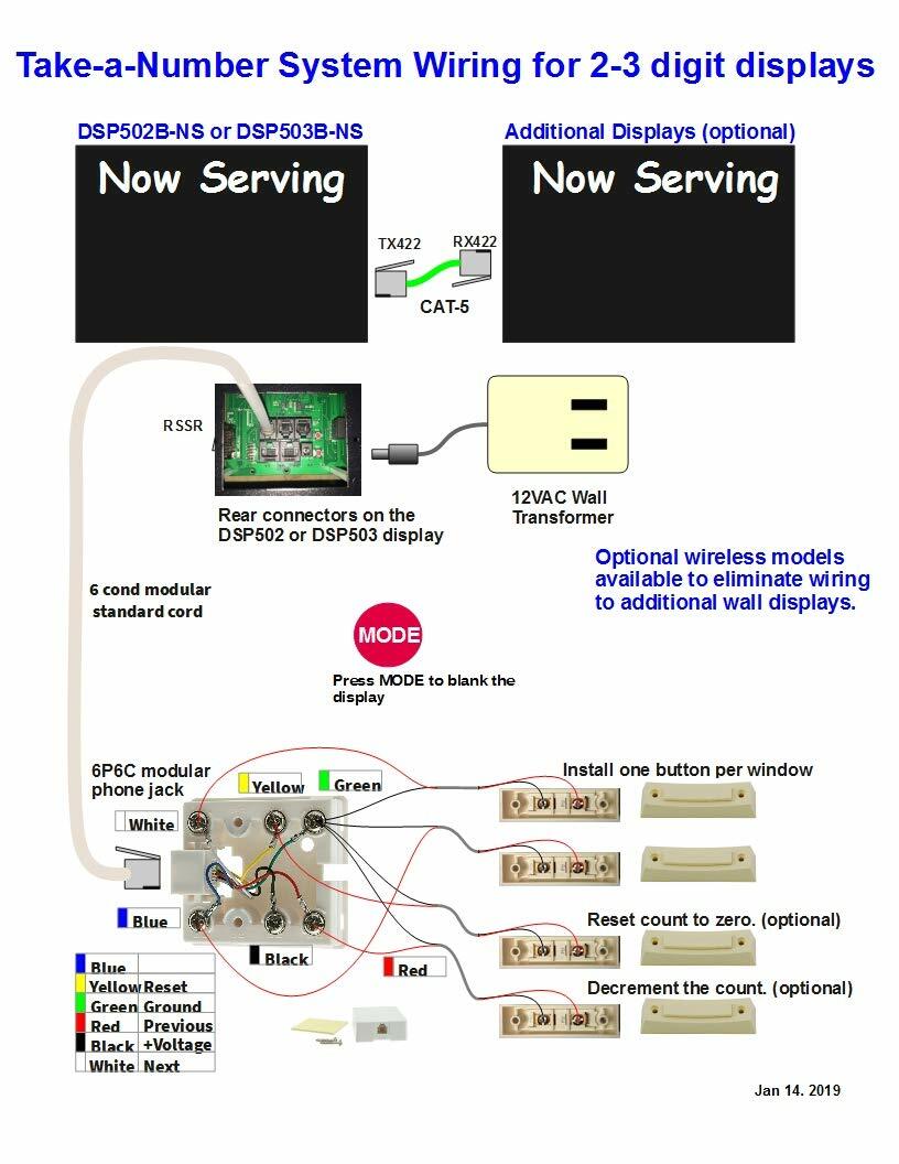 Alzatex 2-Digit Take-a-number Display with 2 buttons and Infrared ...
