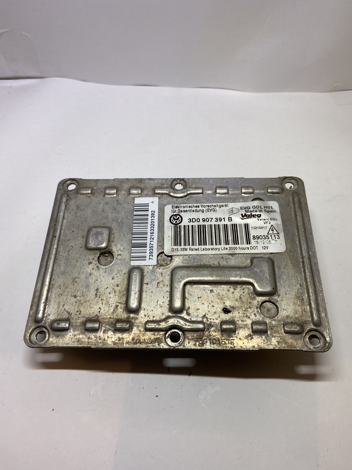 1x OEM Valeo Xenon Control Unit Ballast 3D0907391B AUDI BMW SKODA VW ...