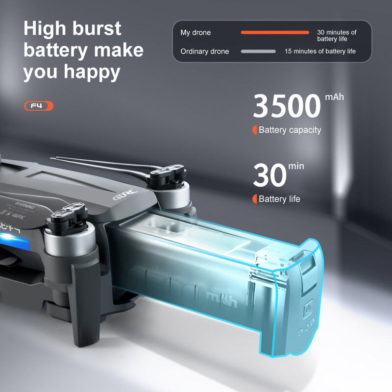 Original 7.4V 3500mAh Spare Battery for 4DRC F4 Drone Quadcopter | eBay