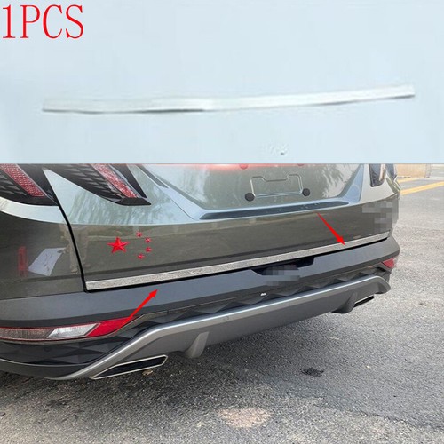 Chrome Steel Rear Door Trunk Lid Tailgate Strip Trim For Hyundai Tucson ...