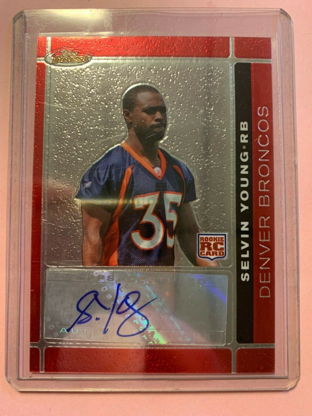 A2672 - 2007 Topps Finest Selvin Young #121 Rookie Auto | eBay