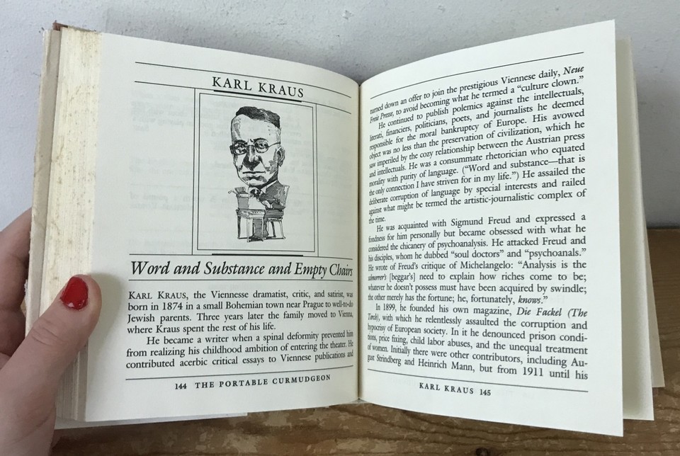 Vtg The Portable Curmudgeon Jon Winokur Quotation Interview Anecdote ...