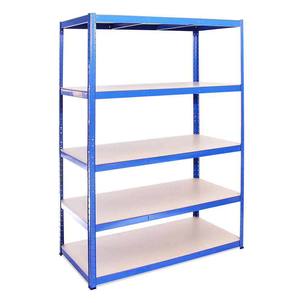 G-Rack 180 cm 5 Tier Boltless Shelving Unit - Blue (0027) for sale ...