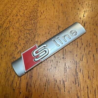 2002-2020 AUDI A4 A5 A6 S3 S4 S5 RS5 TT - S-Line Badge / Emblem ...
