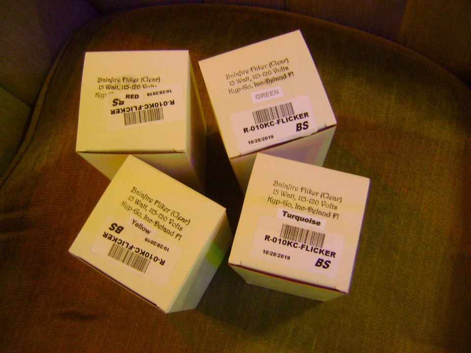 Light Bulbs - Balafire SLOW Flicker Flame - Kyp-Go - NEW / NOS ...