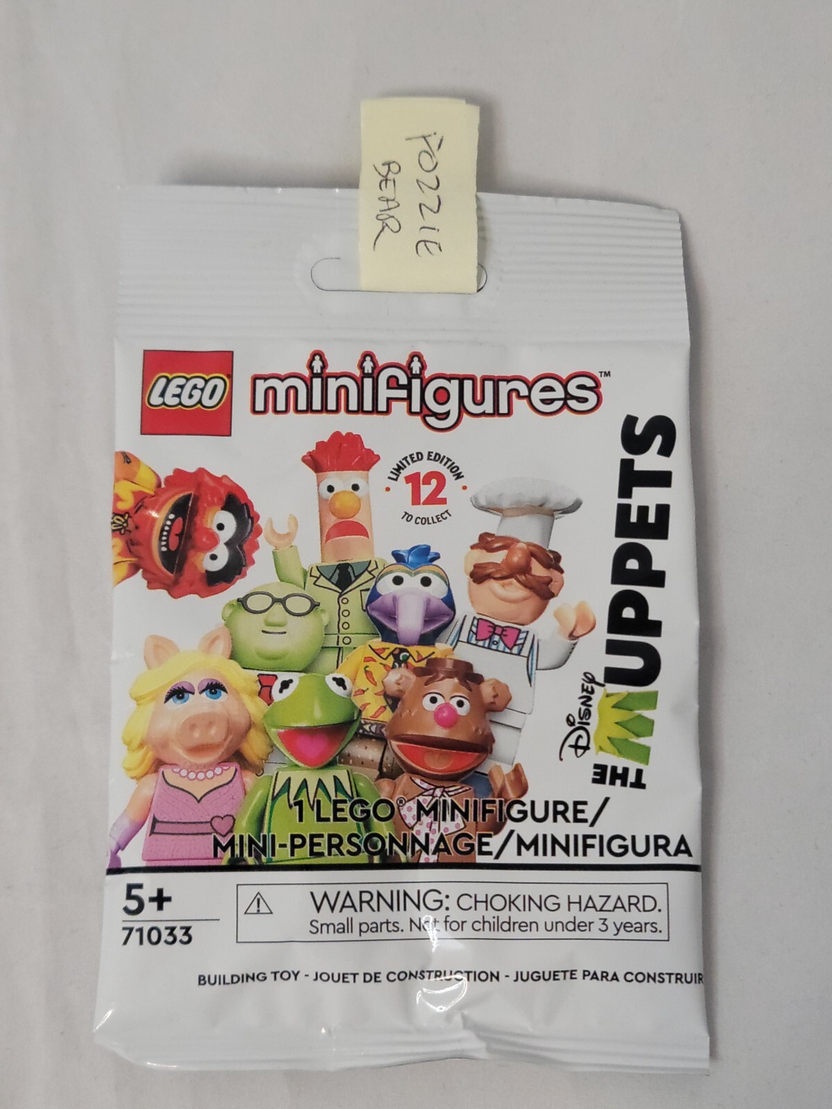 LEGO 71033 FOZZIE BEAR The Muppets LEGO Minifigures Series 1 SEALED CMF ...