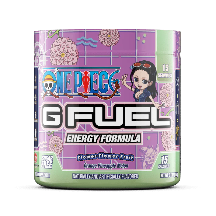 G Fuel One Piece Treasure Chest Collector's Box 4 Mini Energy Tubs ...