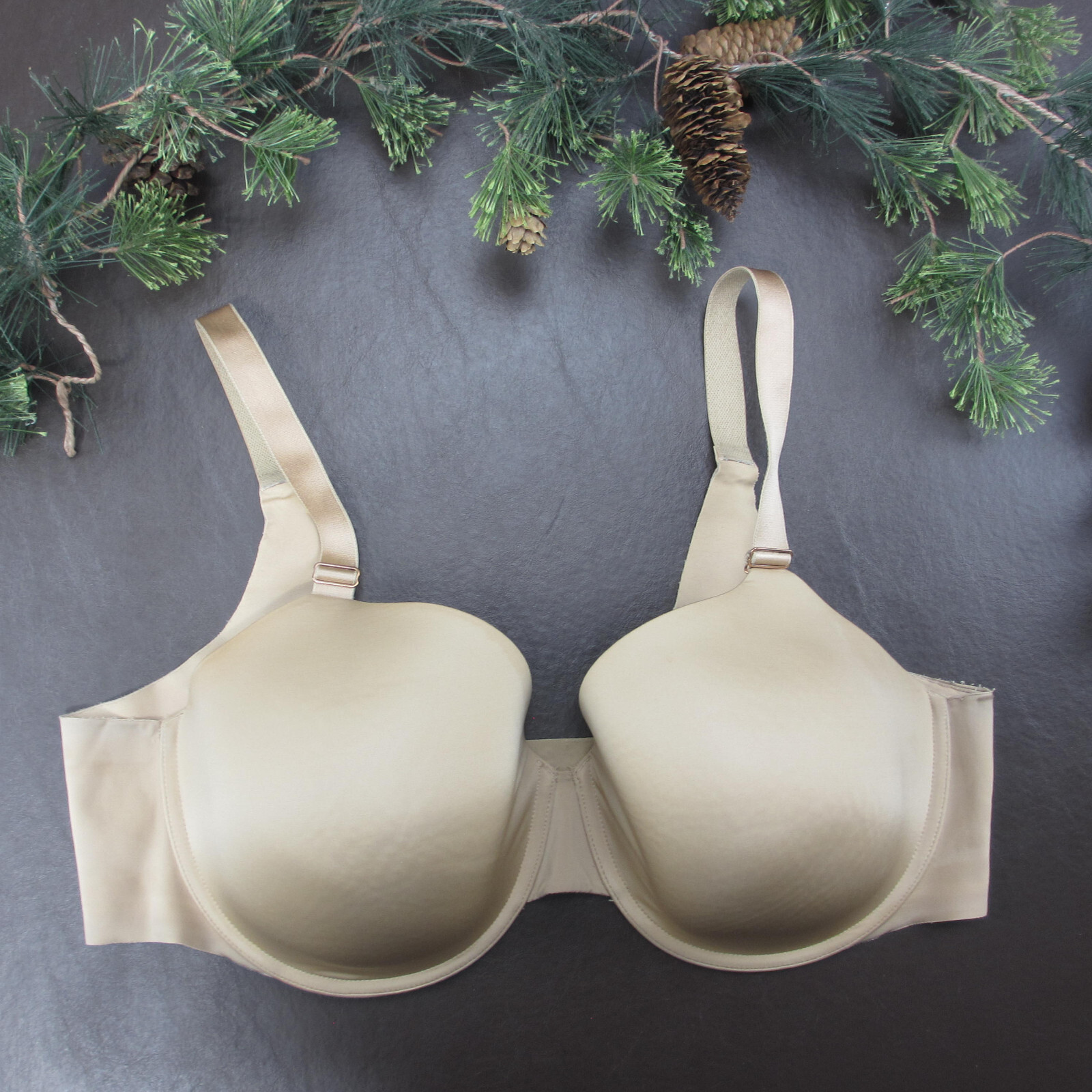 Soma Bra Size 40DD Tan Padded Underwire Adjustable Cl… - Gem