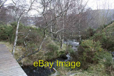 Photo 6x4 Downstream view of the Allt na Criche from the footbridge ...