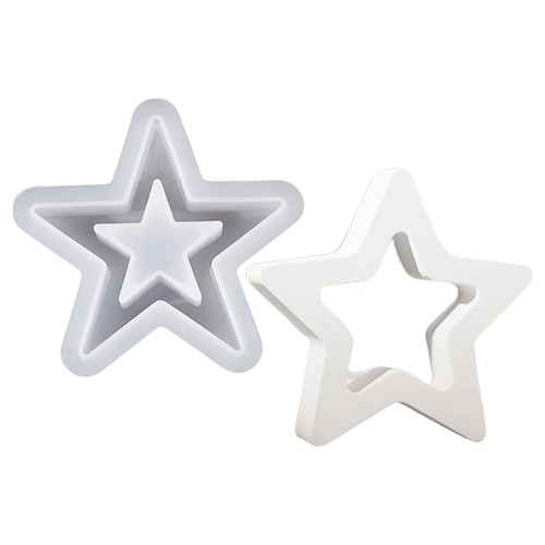 Star Resin Casting Silicone Mold Christmas Hanging Ornament Pendant ...